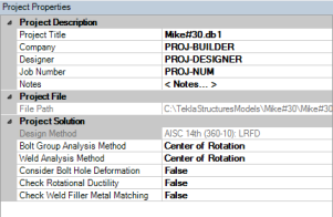 RISAConnection Behavior from a Tekla Structures Model