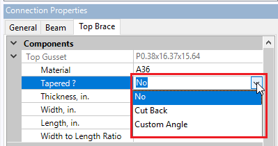 Vertical Brace Connections